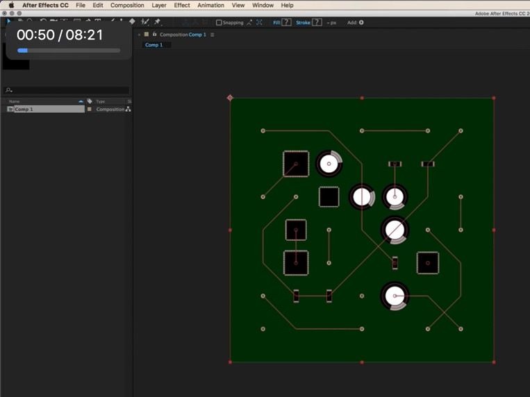 Aescripts circuitFX for Mac(AE电路板图像动画绘制脚本) 1.7.5_醉舞千年杯莫停-站酷ZCOOL