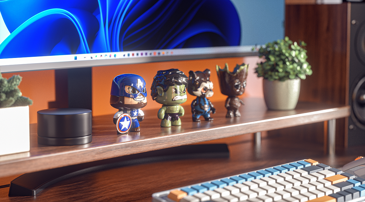 【桌面美学】渲染练习小纪_东谷初上-站酷ZCOOL