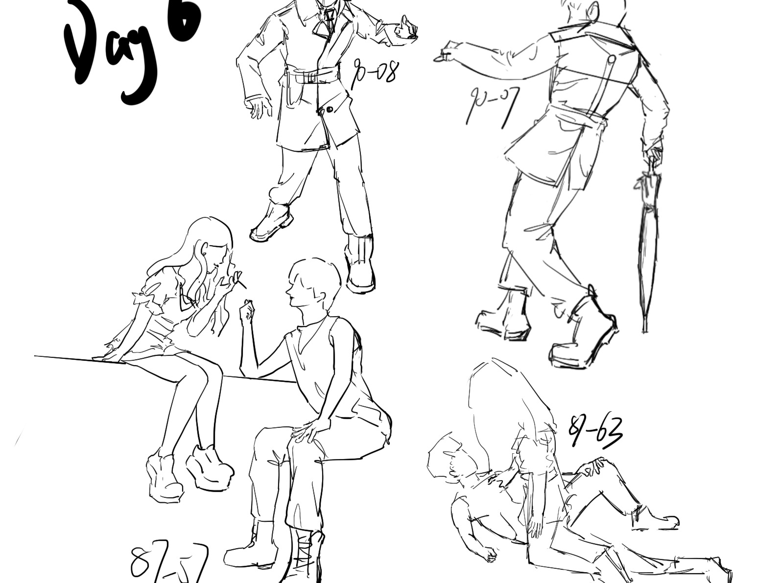 #速写60天挑战赛#day6@速写班长_鱼羊以鲜-站酷ZCOOL