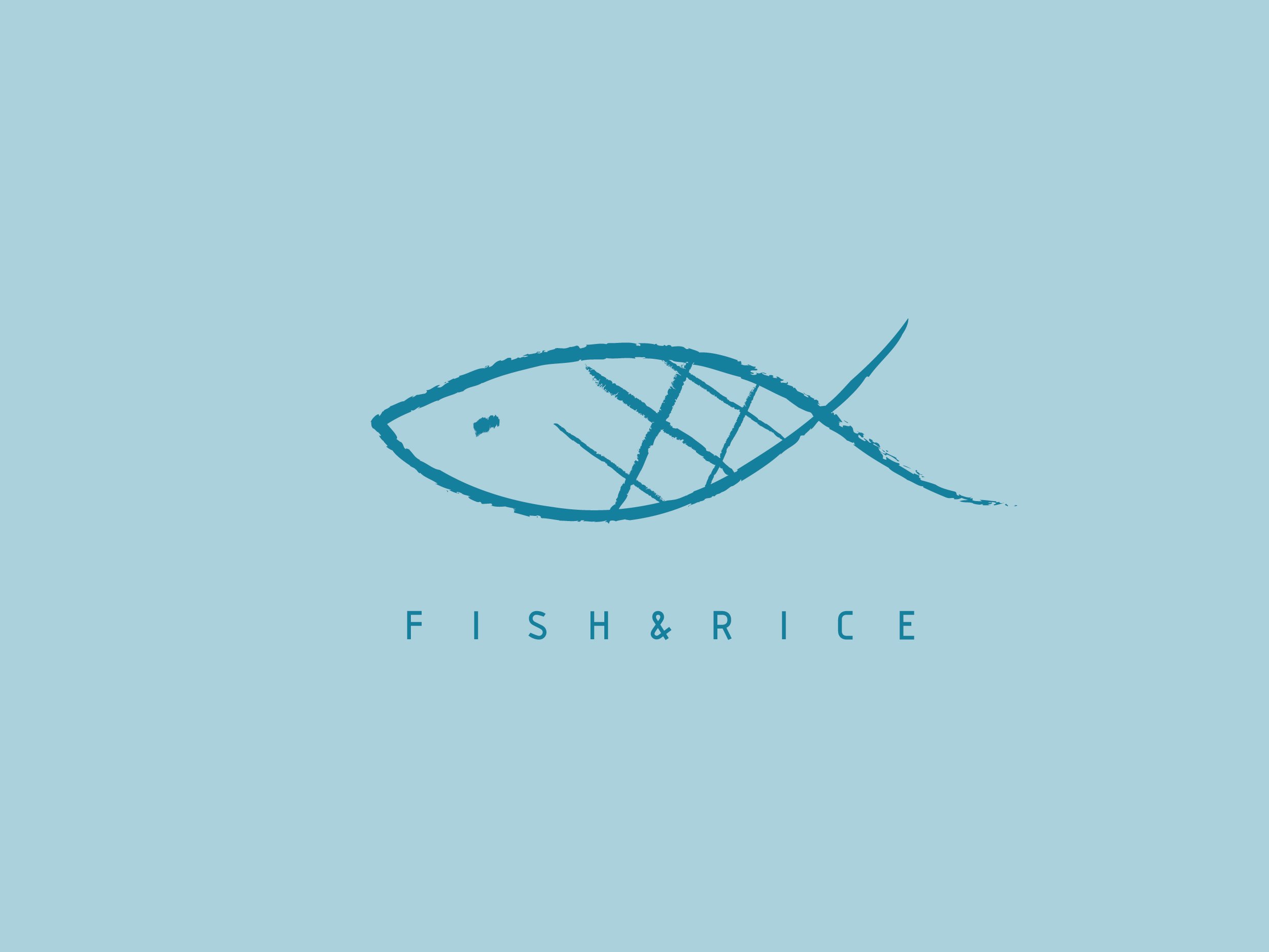 logo设计-fish&rice_sayeonpp-站酷ZCOOL