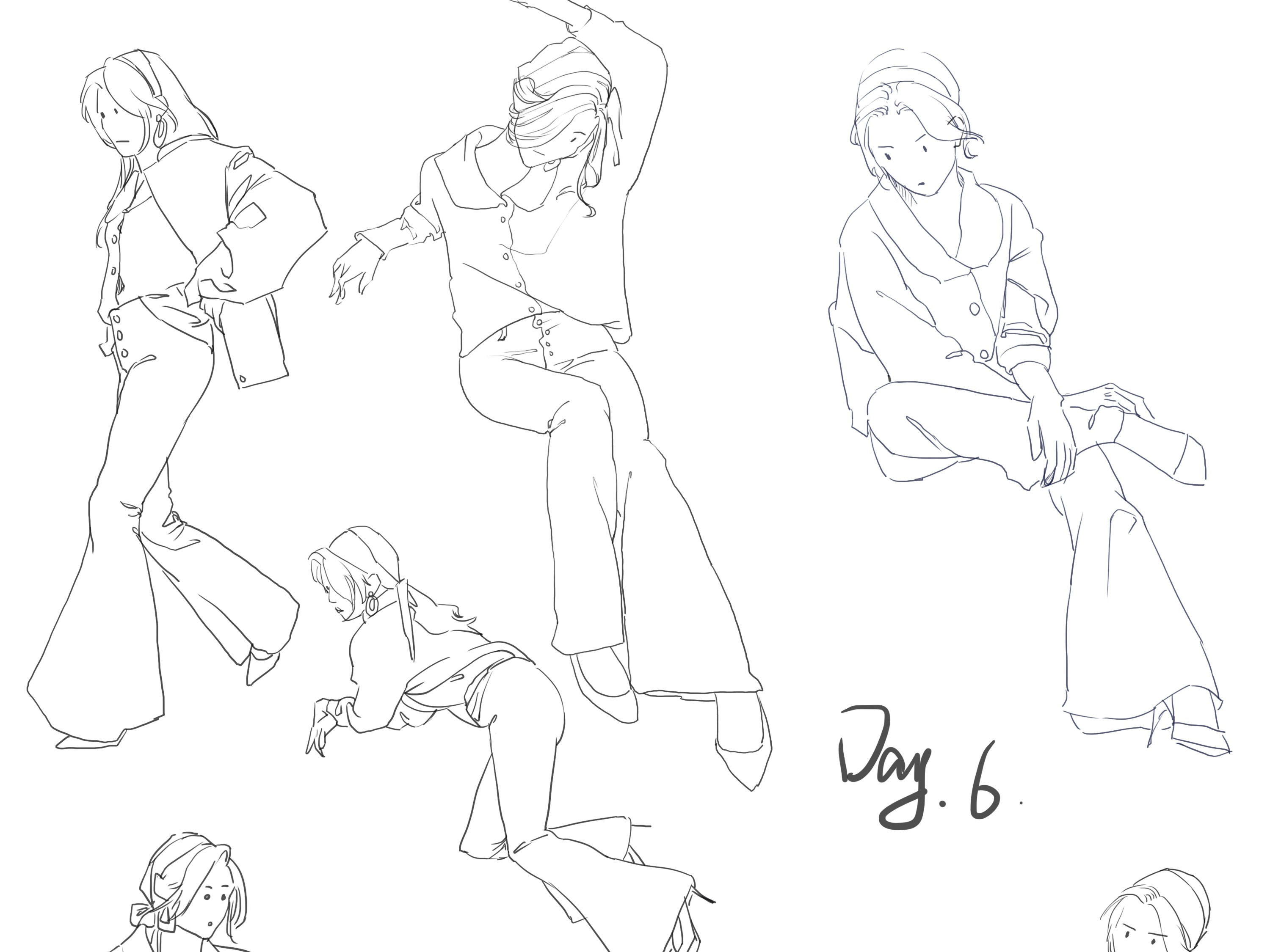 #速写60天挑战赛#Day06@速写班长 _磕糖的七秒-站酷ZCOOL