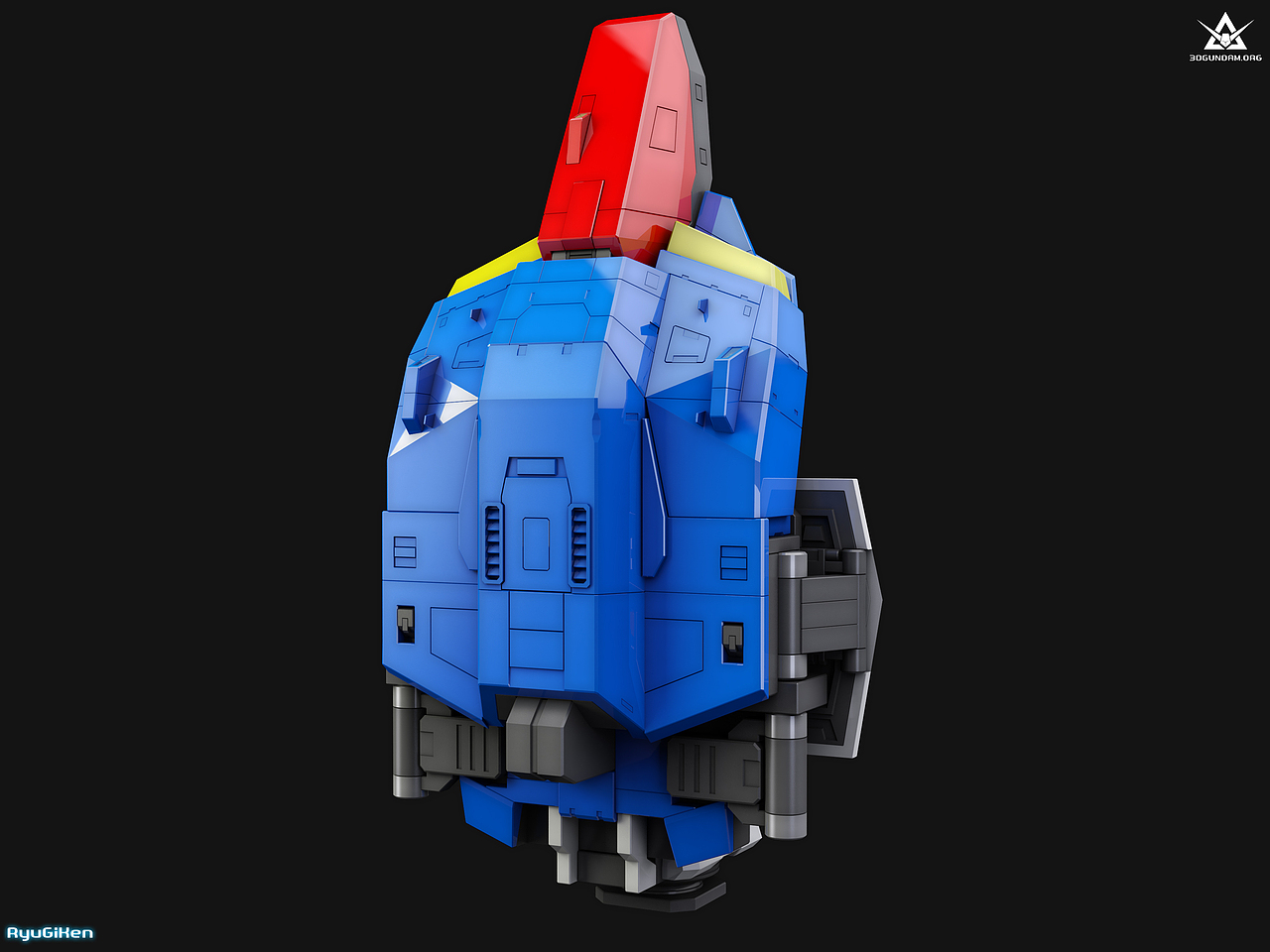 MSZ-006 Zeta Gundam Z高达|三维|动画/影视|RyuGiKen_原创作品-站酷ZCOOL