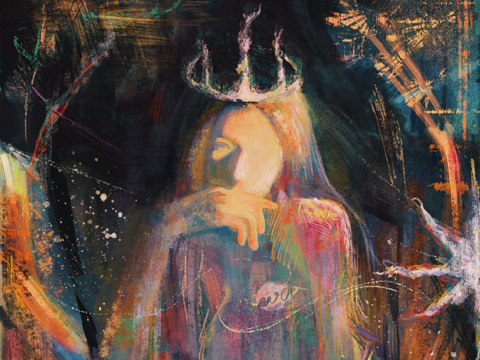 抽象 插画_lin_more-站酷ZCOOL