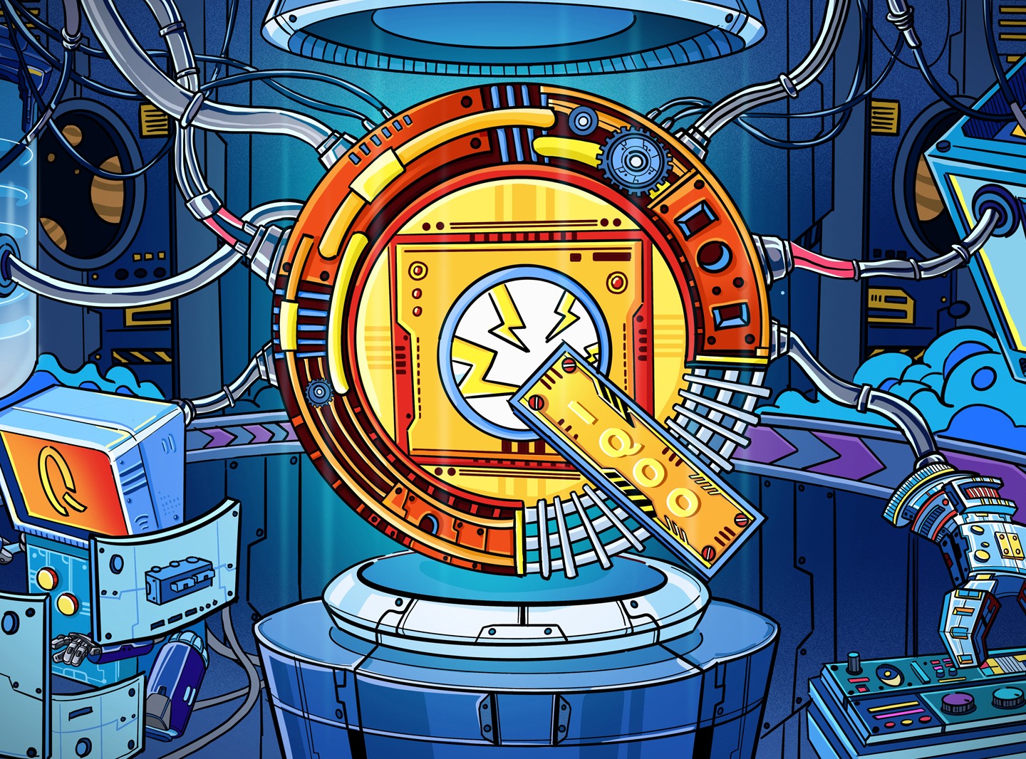 「Q的强悍定义」—生而强悍，探索不止_阿嘟lmh-站酷ZCOOL