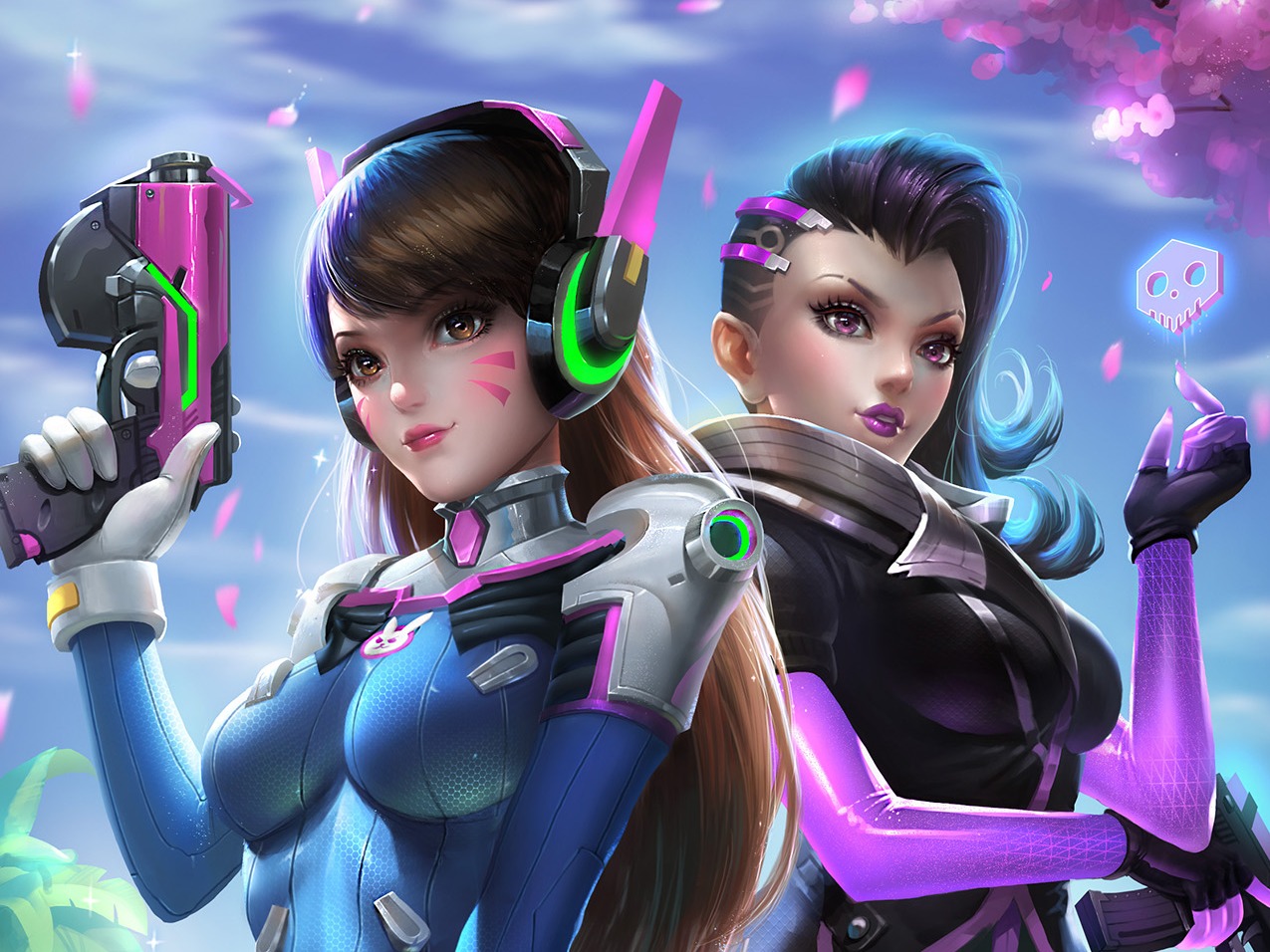 DVA与黑影_玉竹伍-站酷ZCOOL