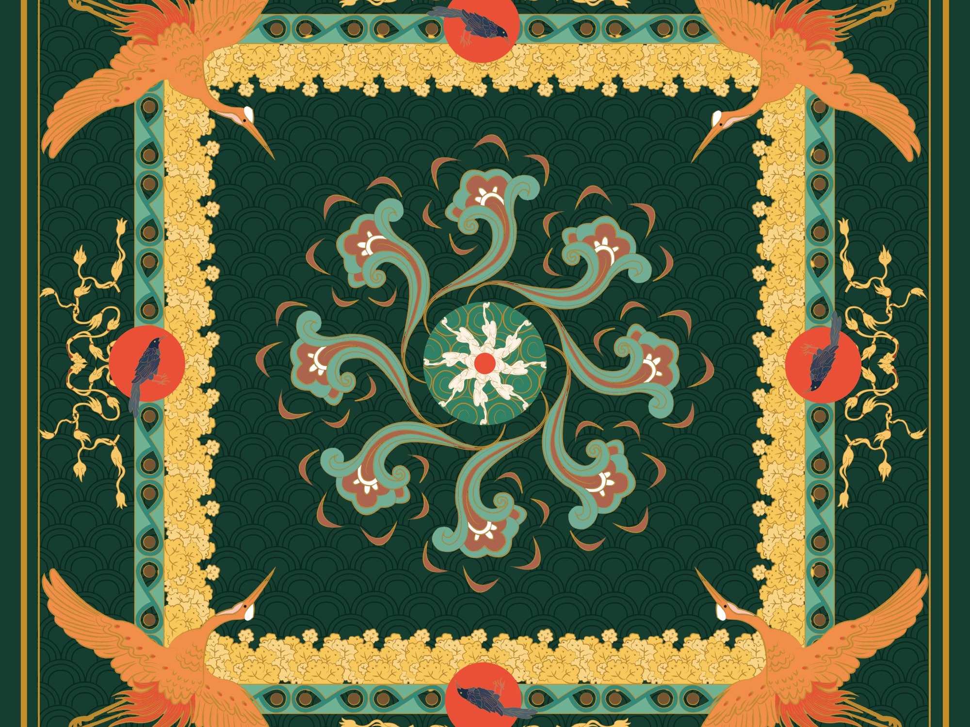 丝巾设计_久七ZD-站酷ZCOOL