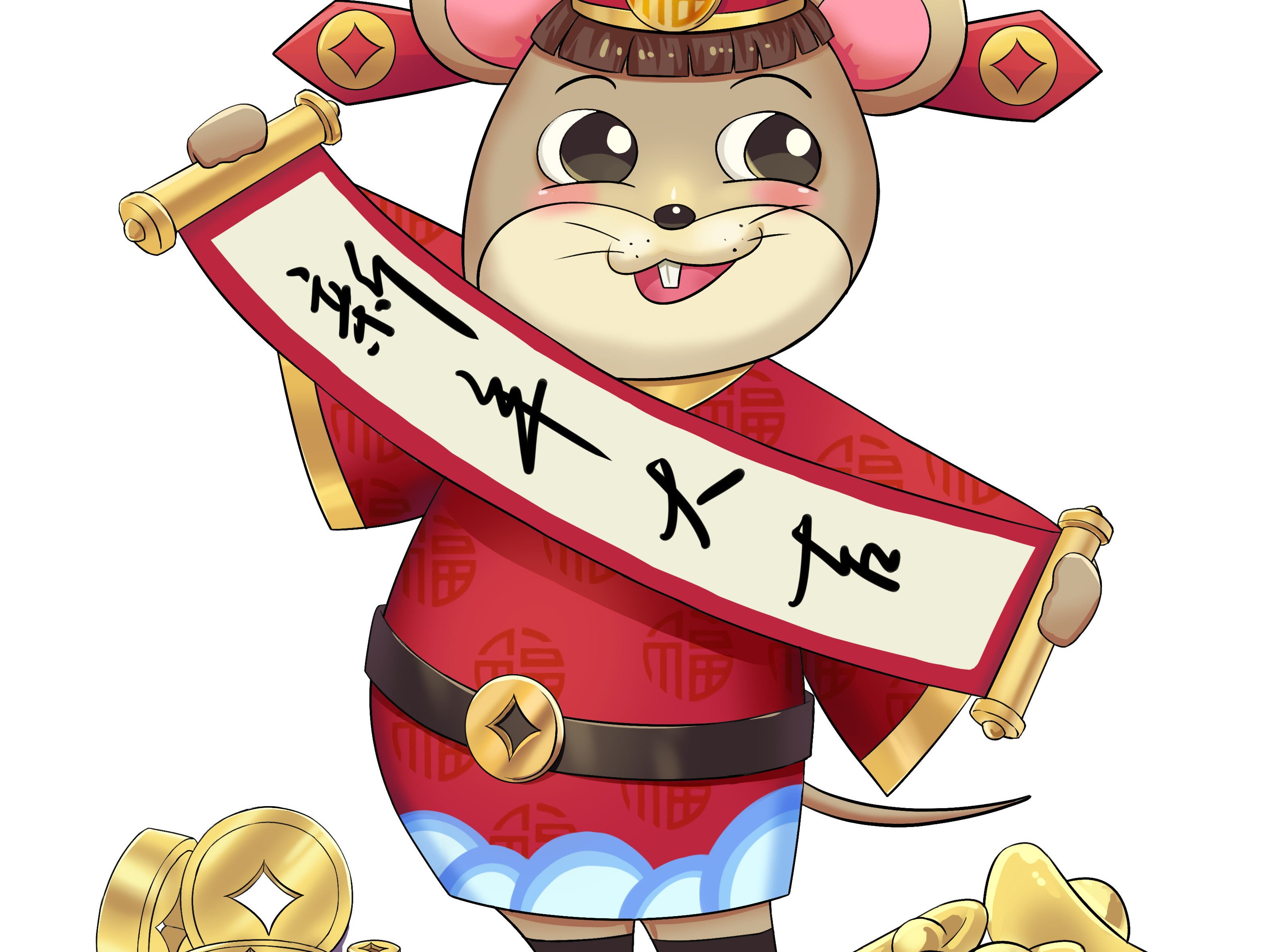 鼠年插画_皮卡丘TANG-站酷ZCOOL