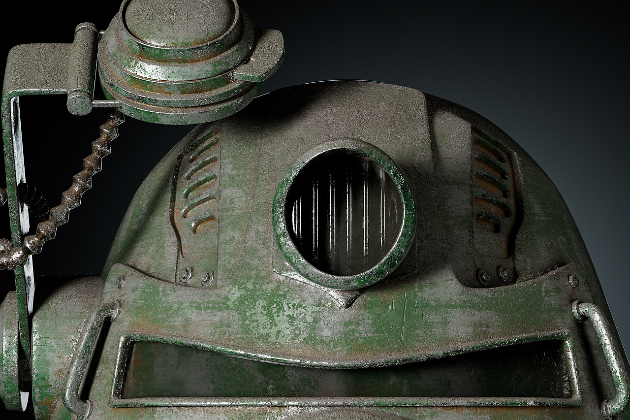 《辐射4》脏旧磨损材质渲染_森罗Senro-站酷ZCOOL