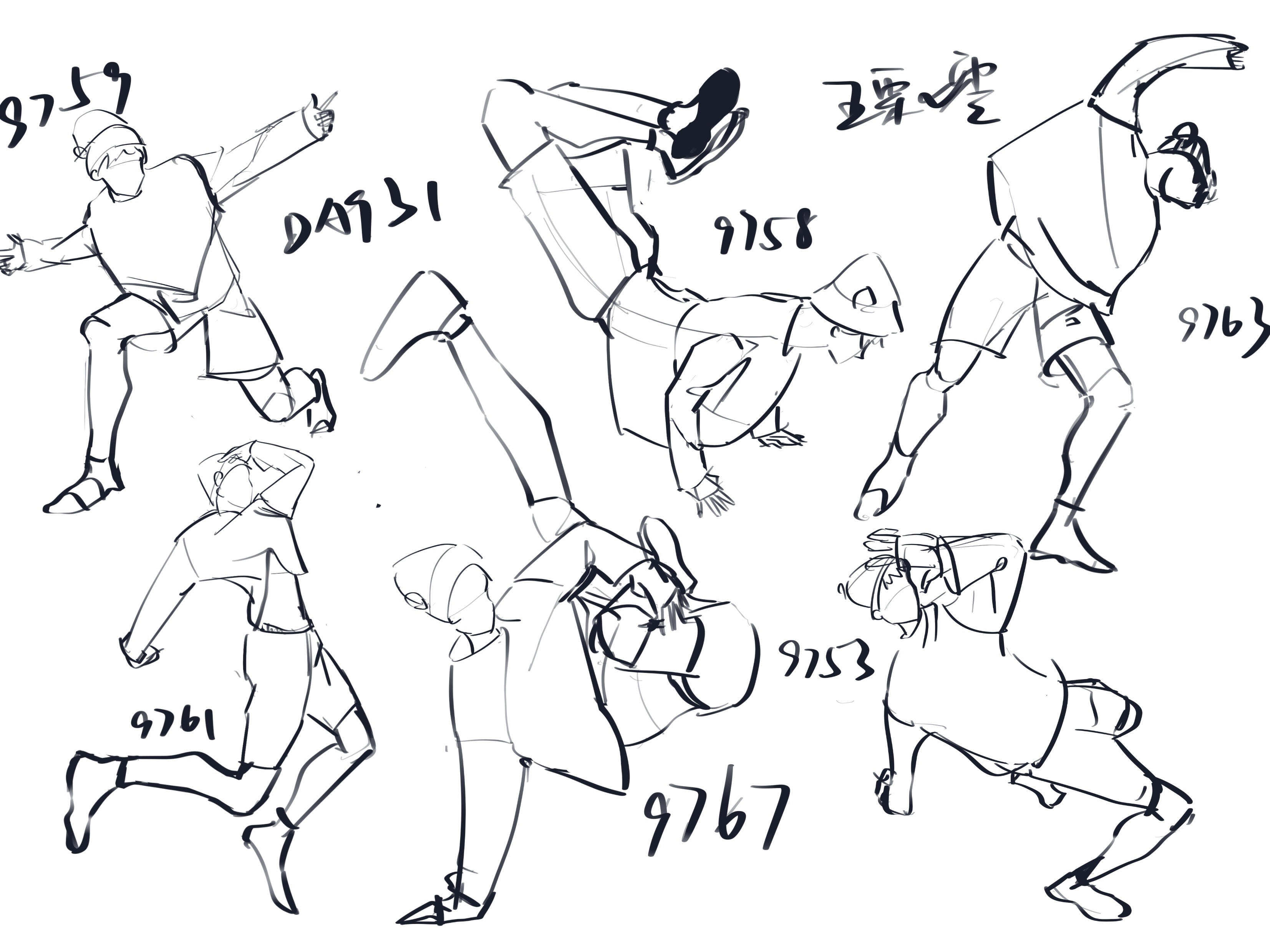 #速写60天挑战赛# DAY31 @速写班长 _小池的每一步-站酷ZCOOL