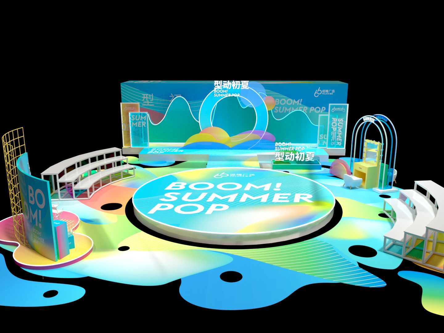 恒隆广场走秀活动_Jasmin_-站酷ZCOOL