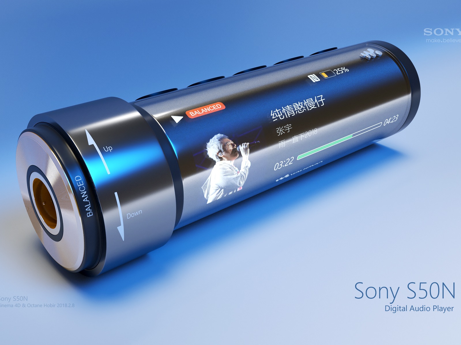 Sony Walkam S50N 自创型号，原创设计_hobir-站酷ZCOOL