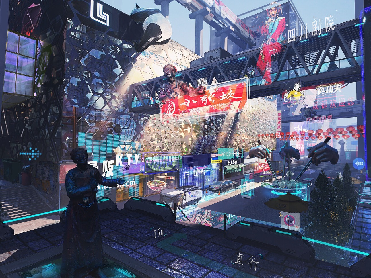 成都街区_MR_ZZX-站酷ZCOOL