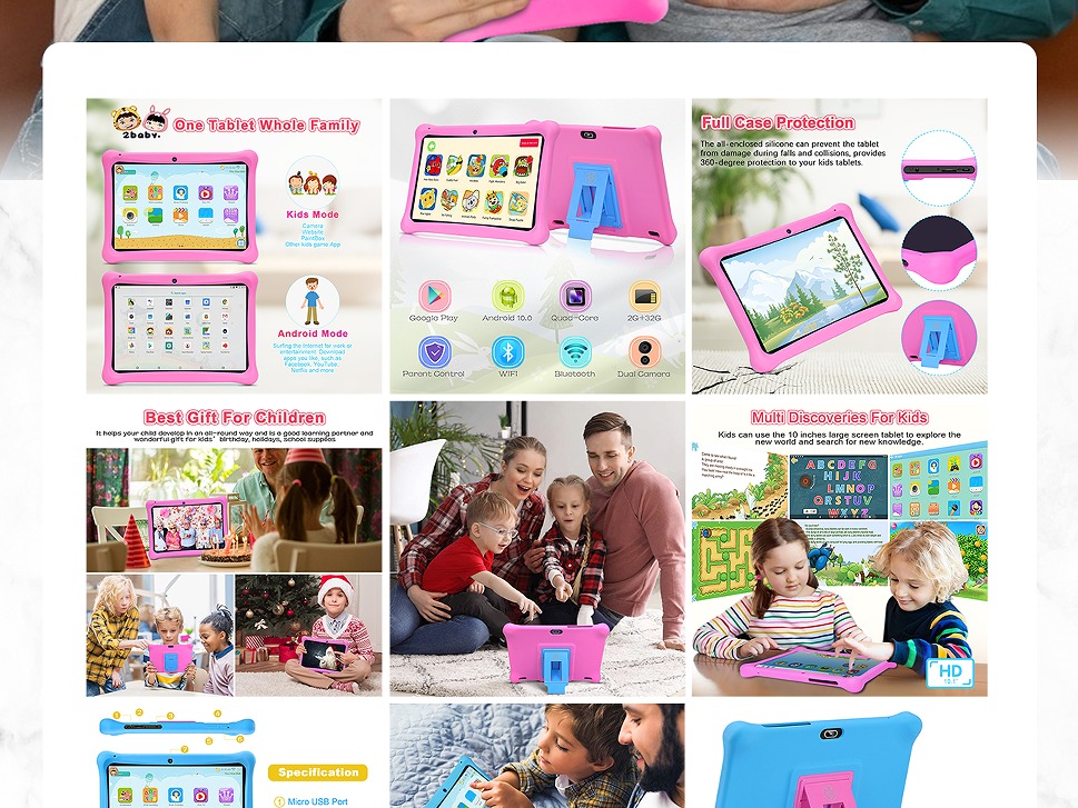 亚马逊 儿童平板电脑_林林lllll-站酷ZCOOL