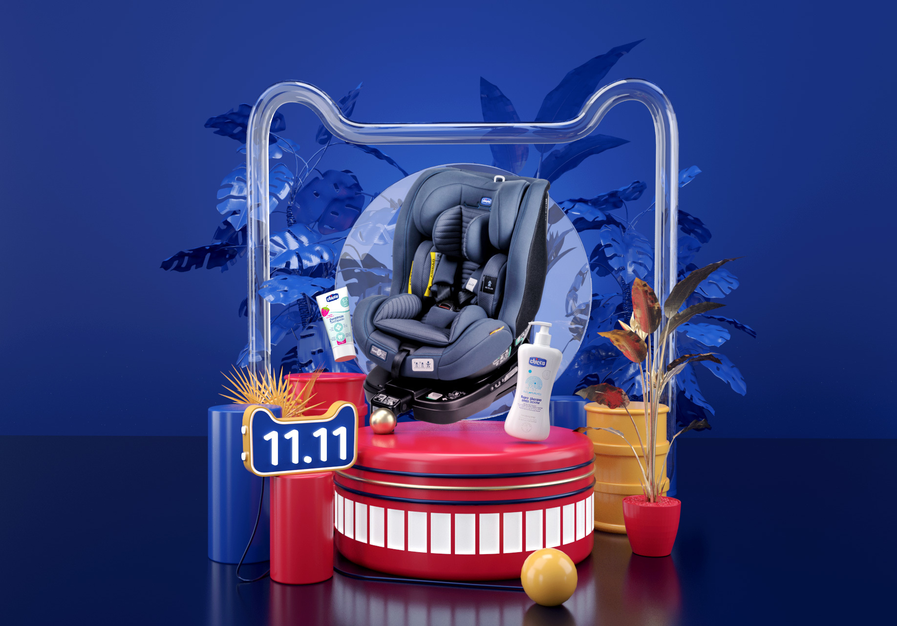 C4D电商活动banner场景_DX大象007-站酷ZCOOL