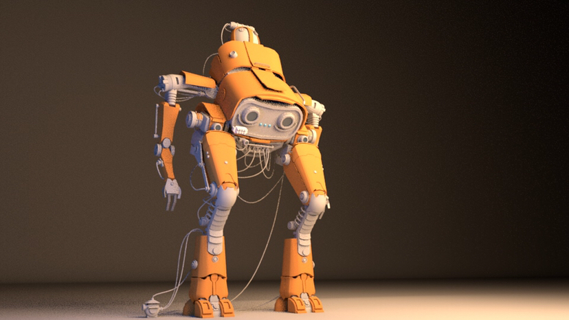 Robot——3D_掬灵-站酷ZCOOL