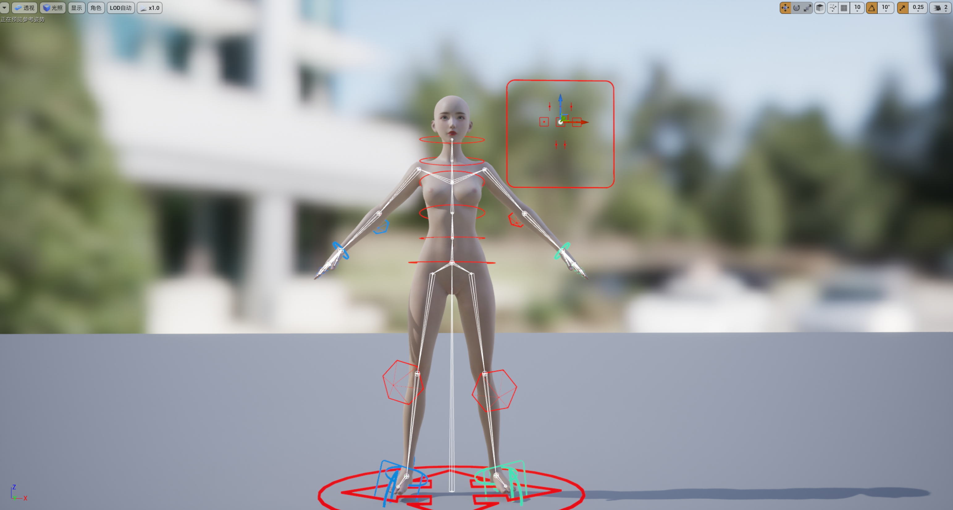 ue4 人物绑定_QISN-站酷ZCOOL