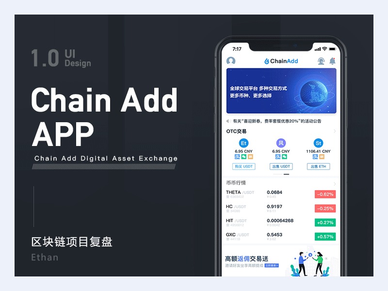 【区块链交易所】链加交易所APPV1.0复盘_火土Art-站酷ZCOOL
