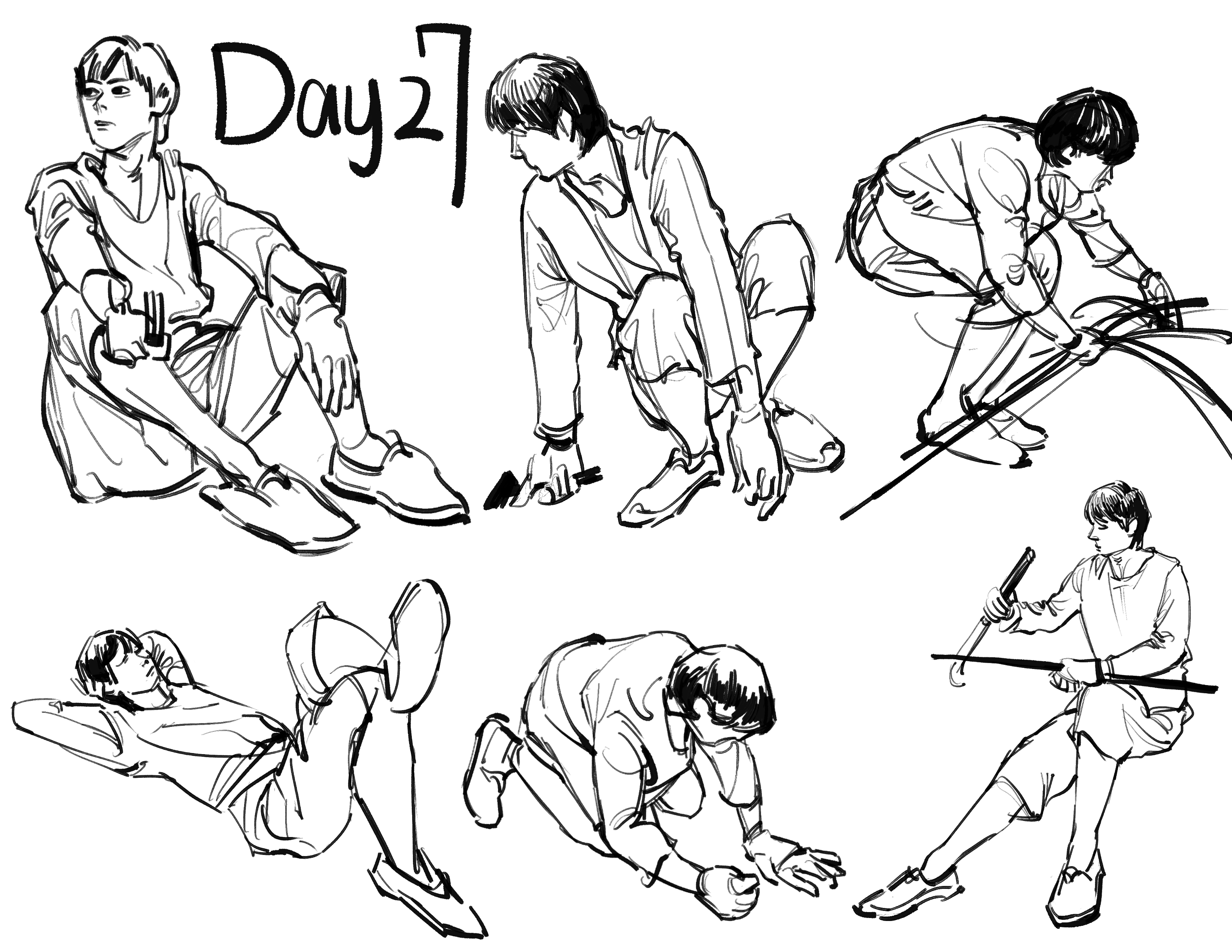 #速写60天挑战赛#DAY27@速写班长_窓巛-站酷ZCOOL