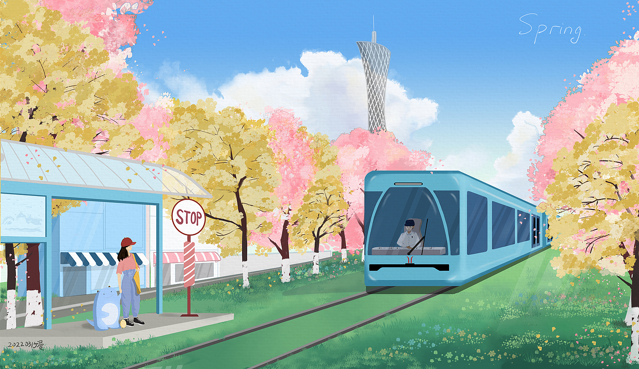 广州春天_漫Zzzz-站酷ZCOOL