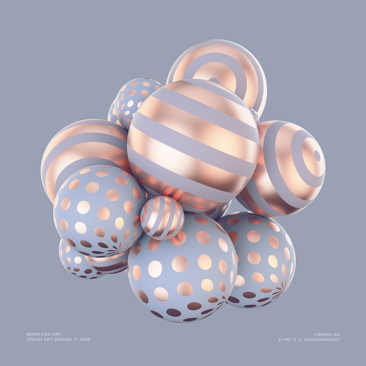 E=MC^2 | C4D.Material_Edisonwong7-站酷ZCOOL