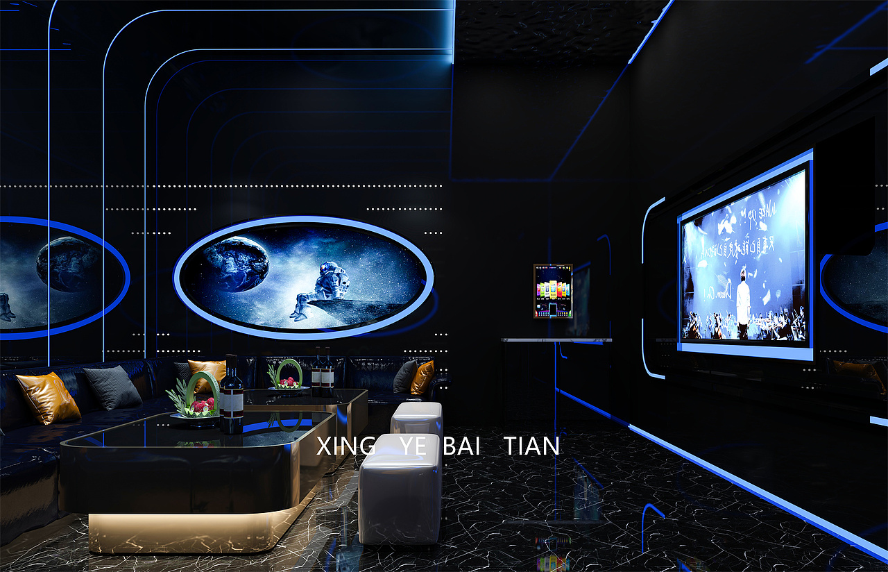 KTV设计/动感炫酷空间_白甜啊-站酷ZCOOL