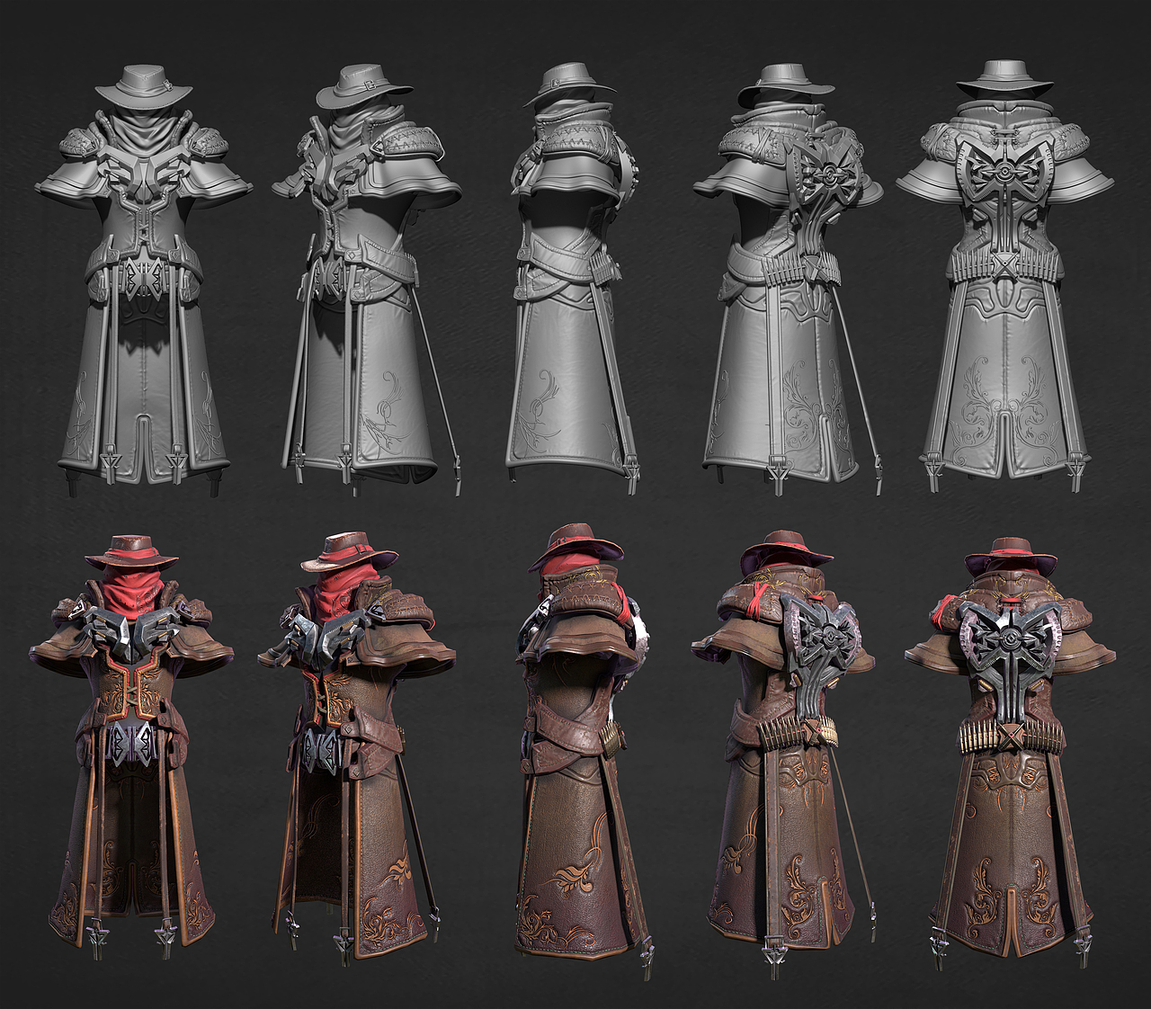 装备建模练习_夜弦Dusk-站酷ZCOOL