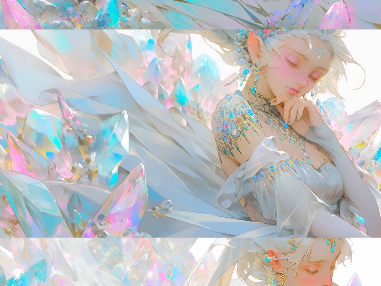 AI绘画 MJ niji5_花小婳-站酷ZCOOL