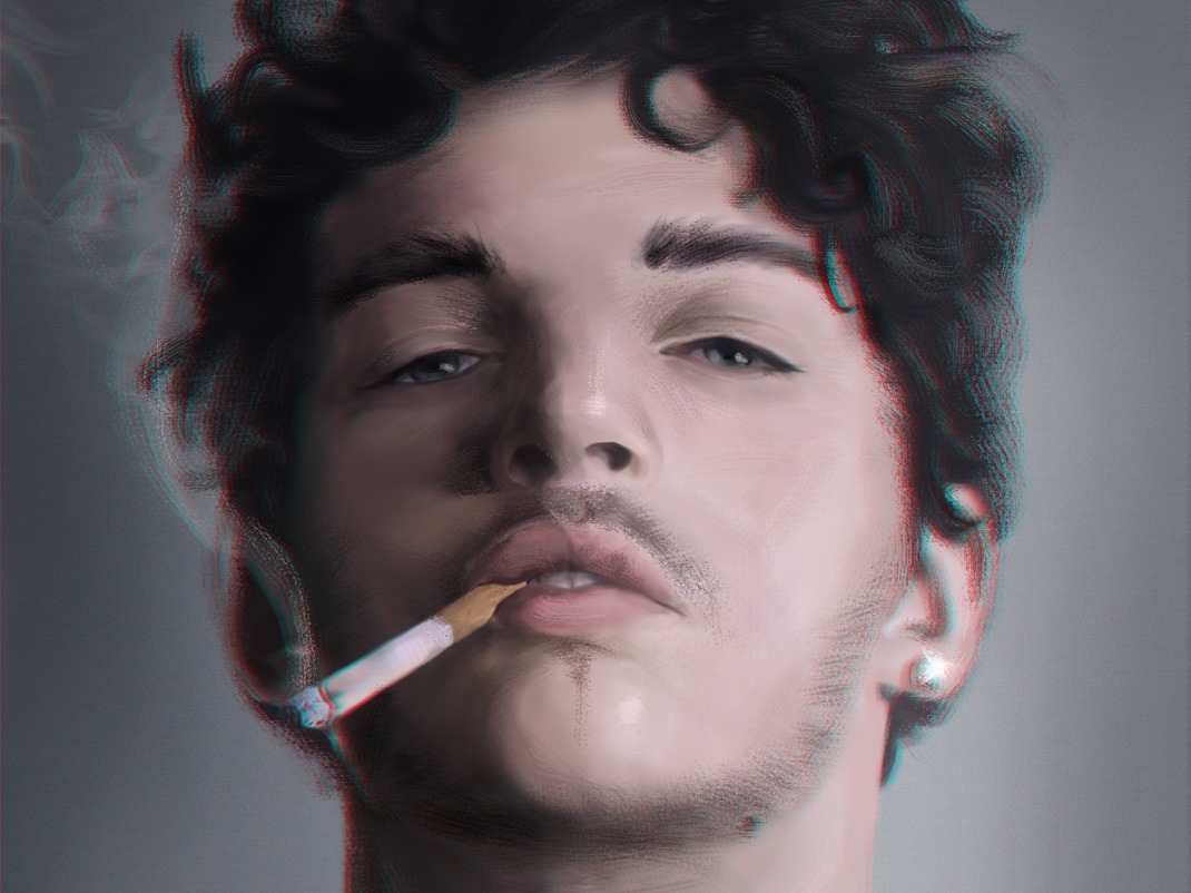 手绘人物头像练习-20190811_患得患失症患者-站酷ZCOOL