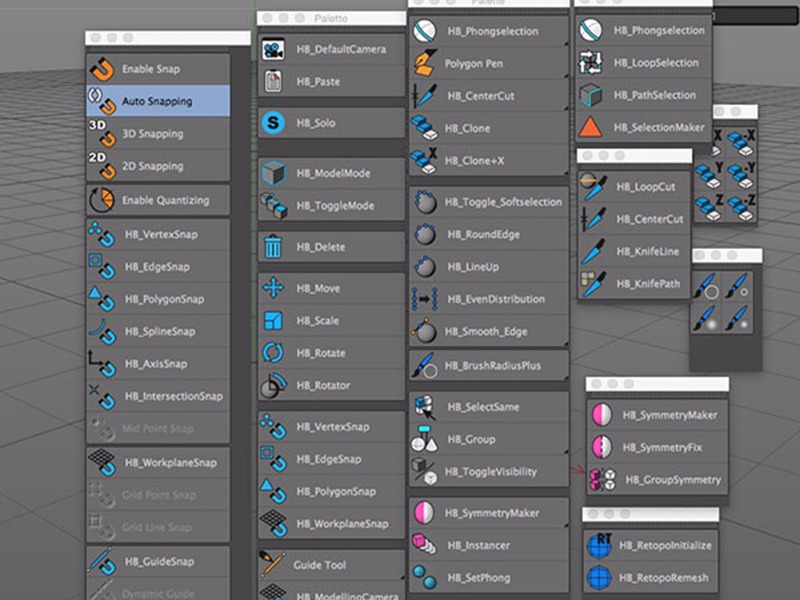 【C4D】hB建模脚本概述（上）_lala_aaaa-站酷ZCOOL