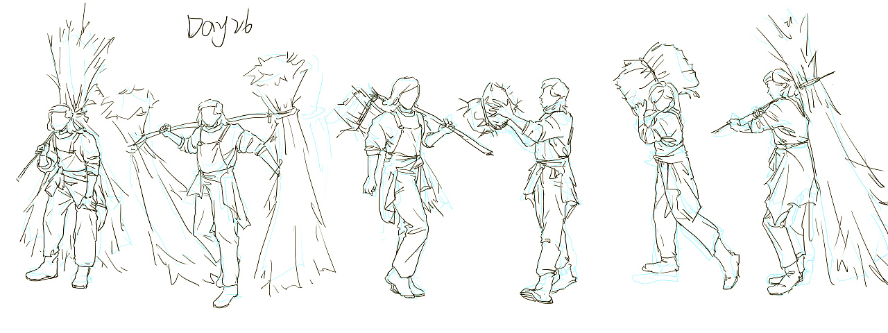 #速写60天挑战赛#Day26@速写班长_一定记得打卡-站酷ZCOOL