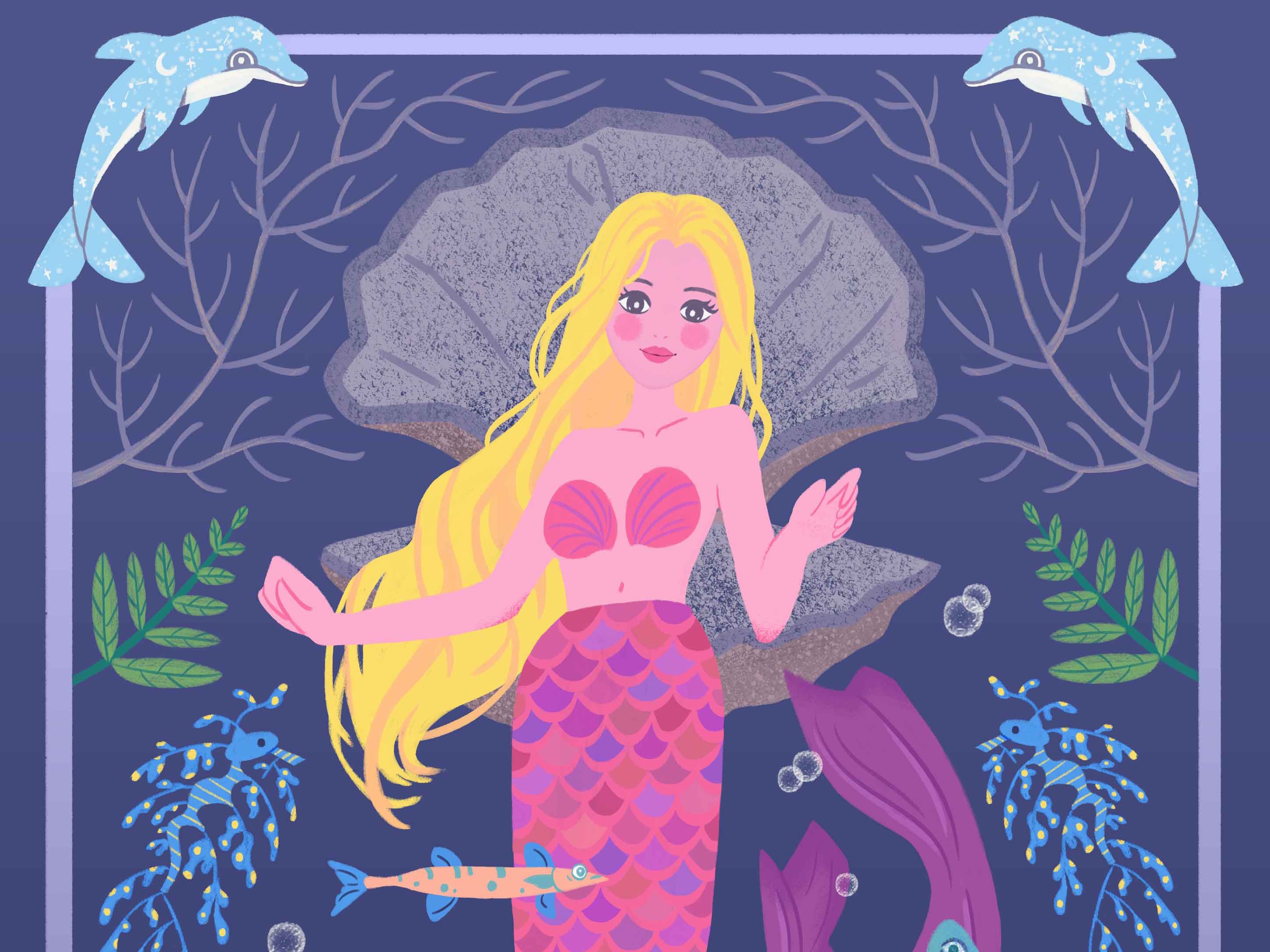 美人鱼_yu_draws-站酷ZCOOL