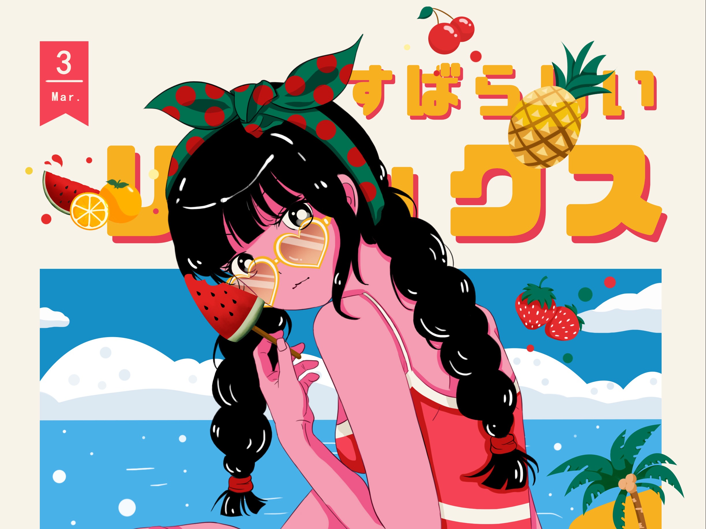 复古动漫插画_Cora同学-站酷ZCOOL