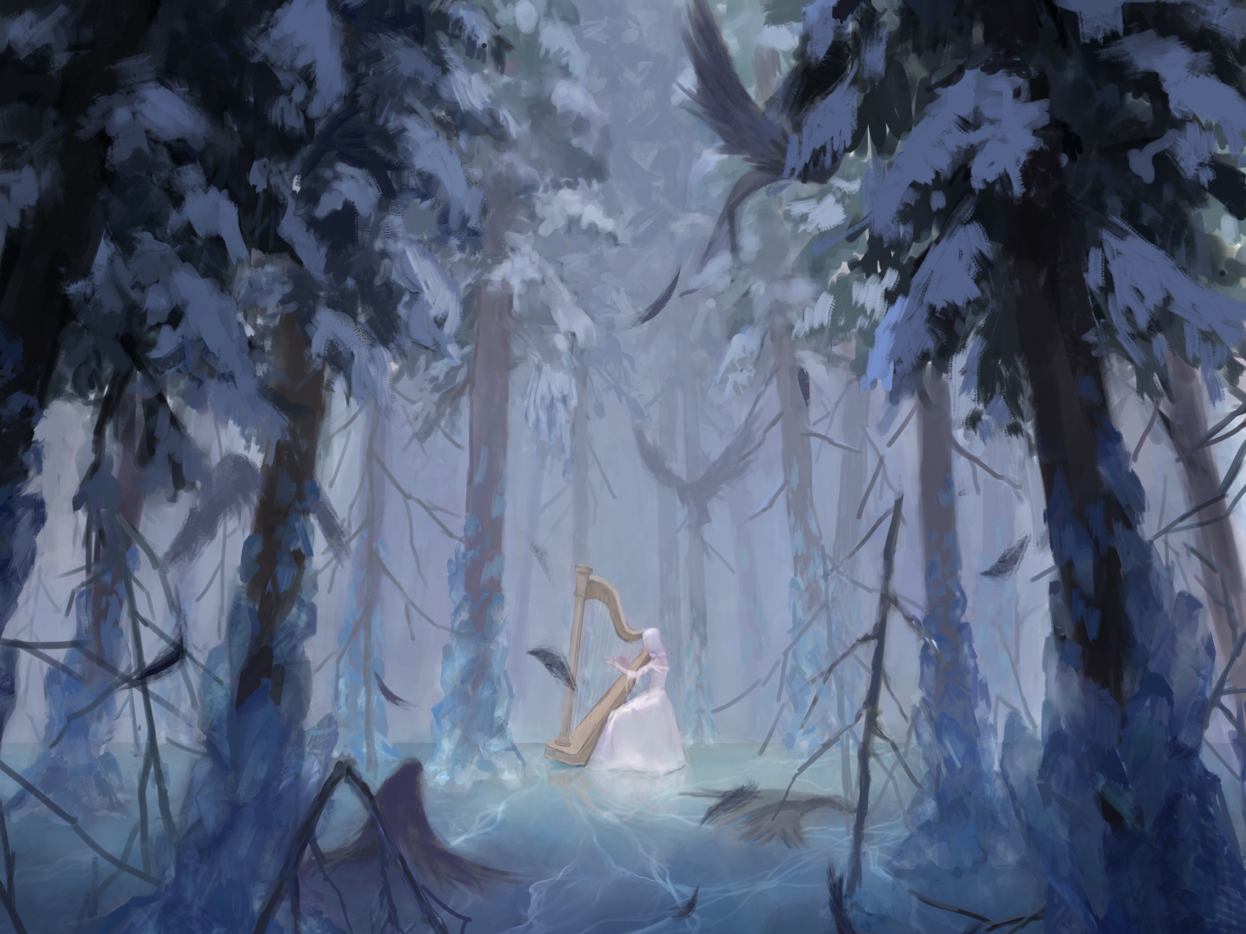 something falling down_Sheen999-站酷ZCOOL