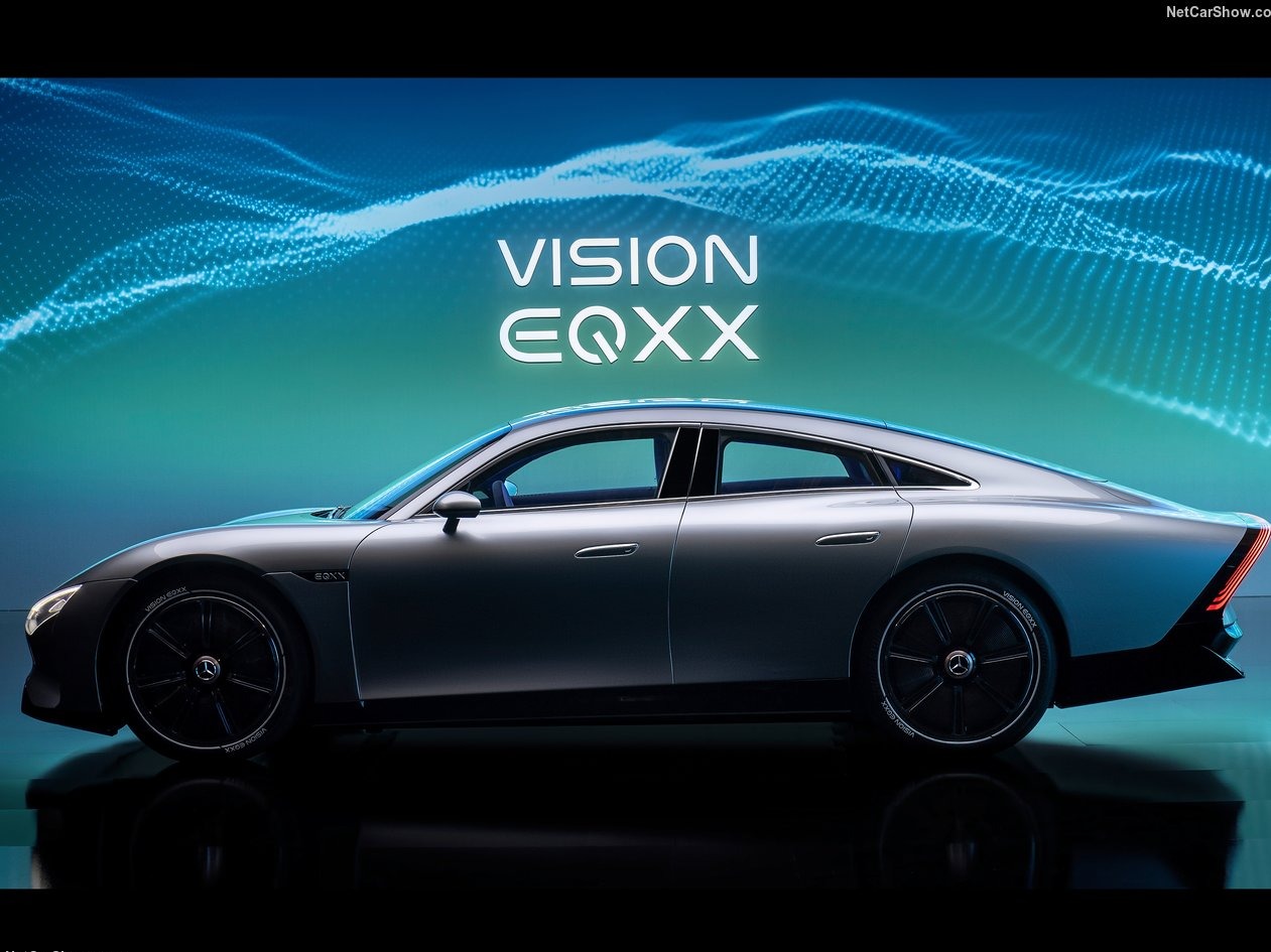 奔驰全新概念车Vision EQXX全球首发！内外饰设计解析_CMF设计军团-站酷ZCOOL