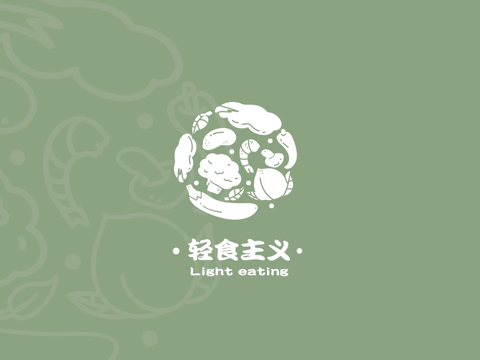 LOGO设计| 轻食餐饮行业_朴实网民-站酷ZCOOL