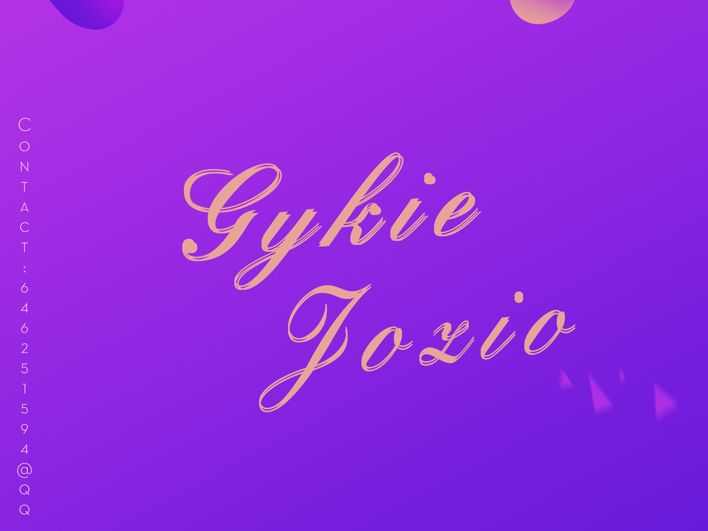 Gykie Jozio海报设计_Jozio-站酷ZCOOL