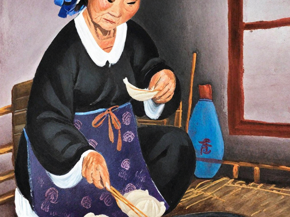 油画｜奶奶包的包子_Sunny老师-站酷ZCOOL