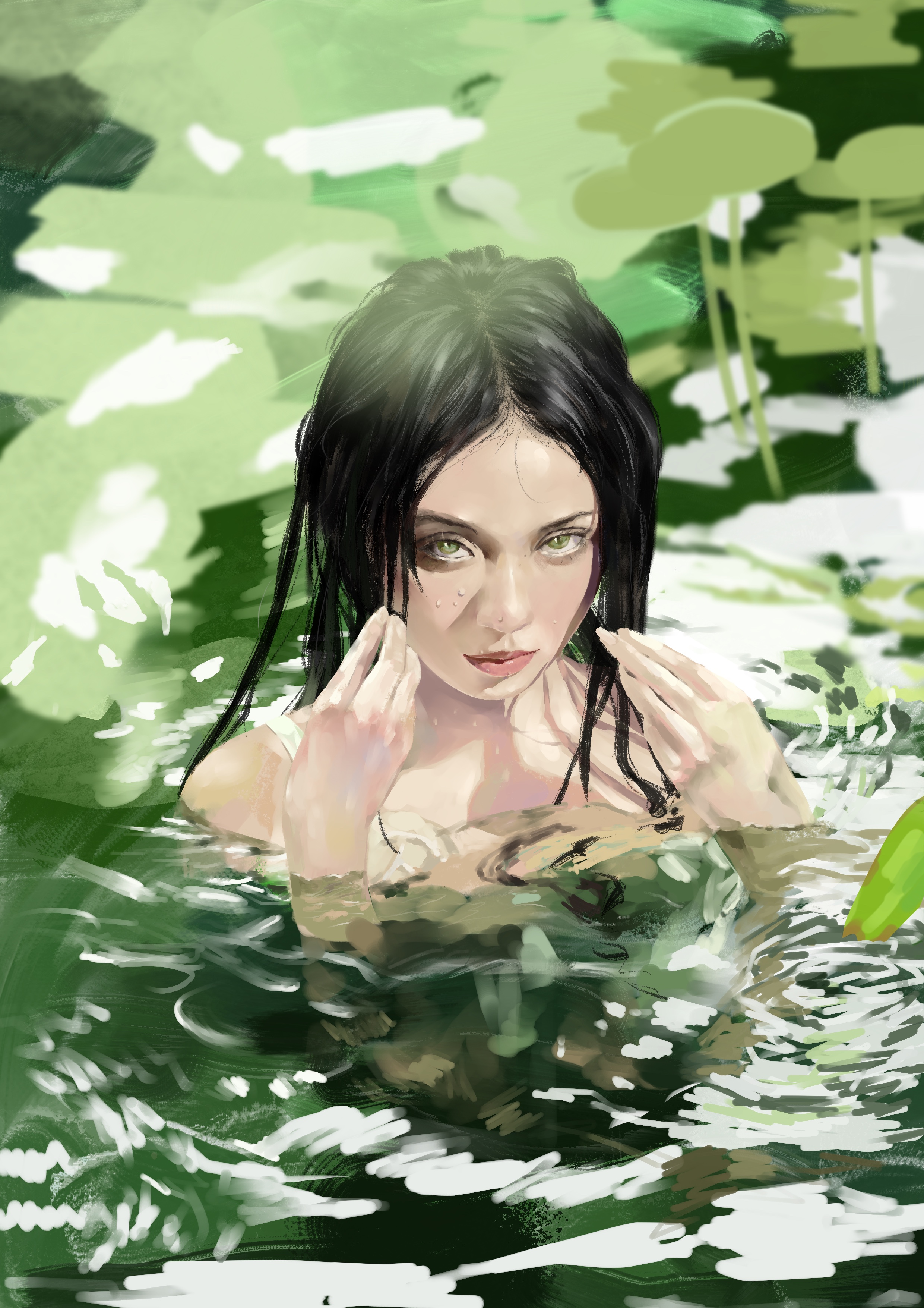 挑战单图层绘画_荒野牧歌-站酷ZCOOL