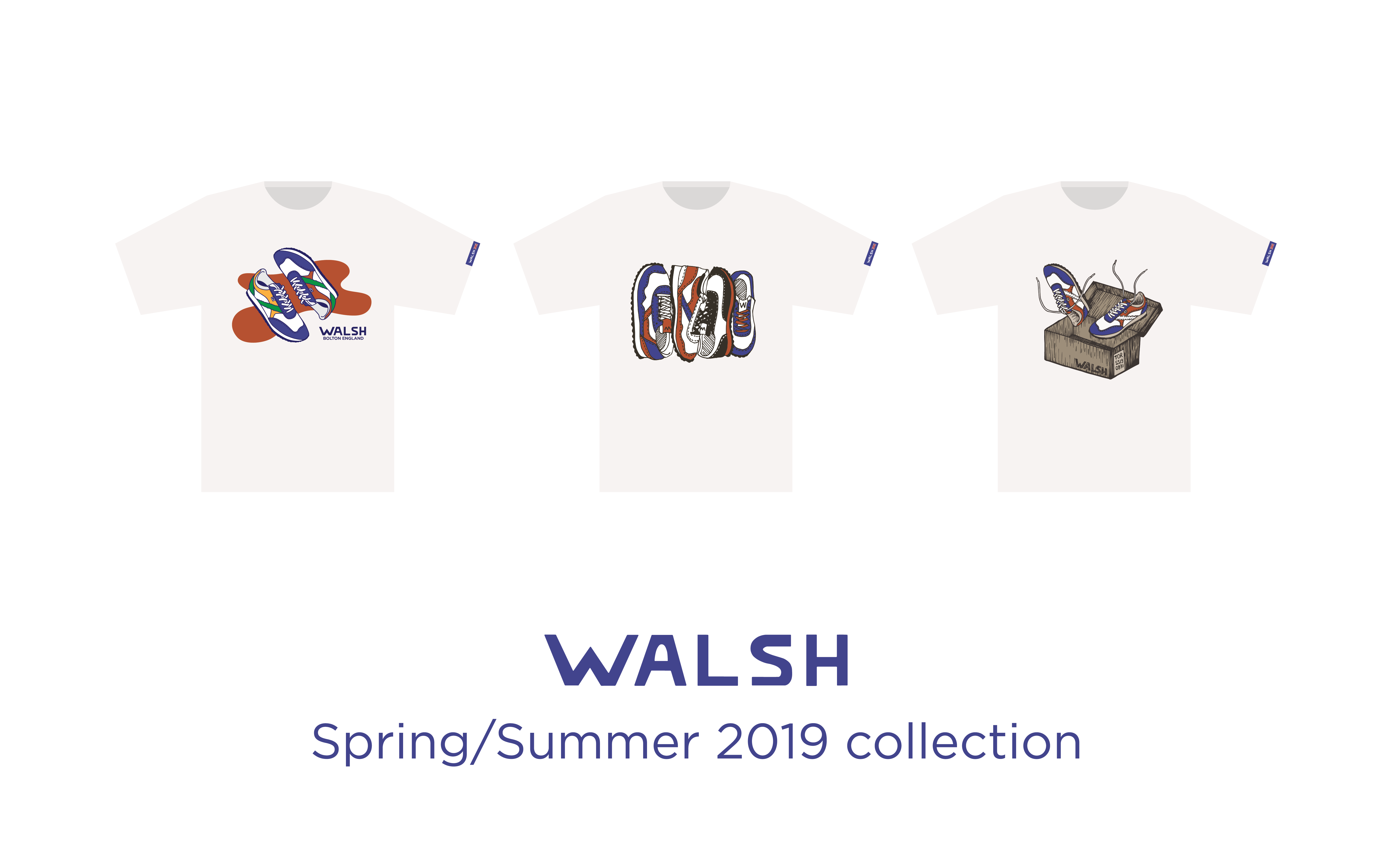 WALSH TEE 插画/平面设计_胡冠楠Shannan-站酷ZCOOL