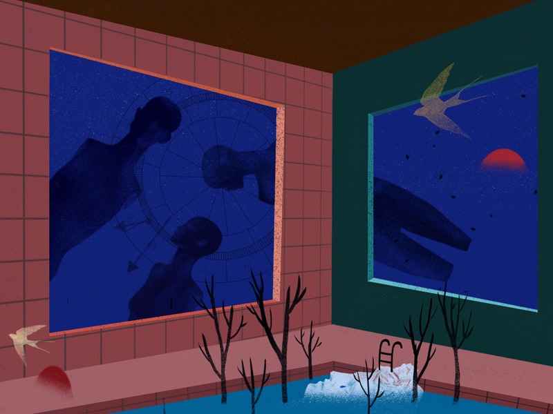 《镜子》pad涂_hanawa花轮-站酷ZCOOL