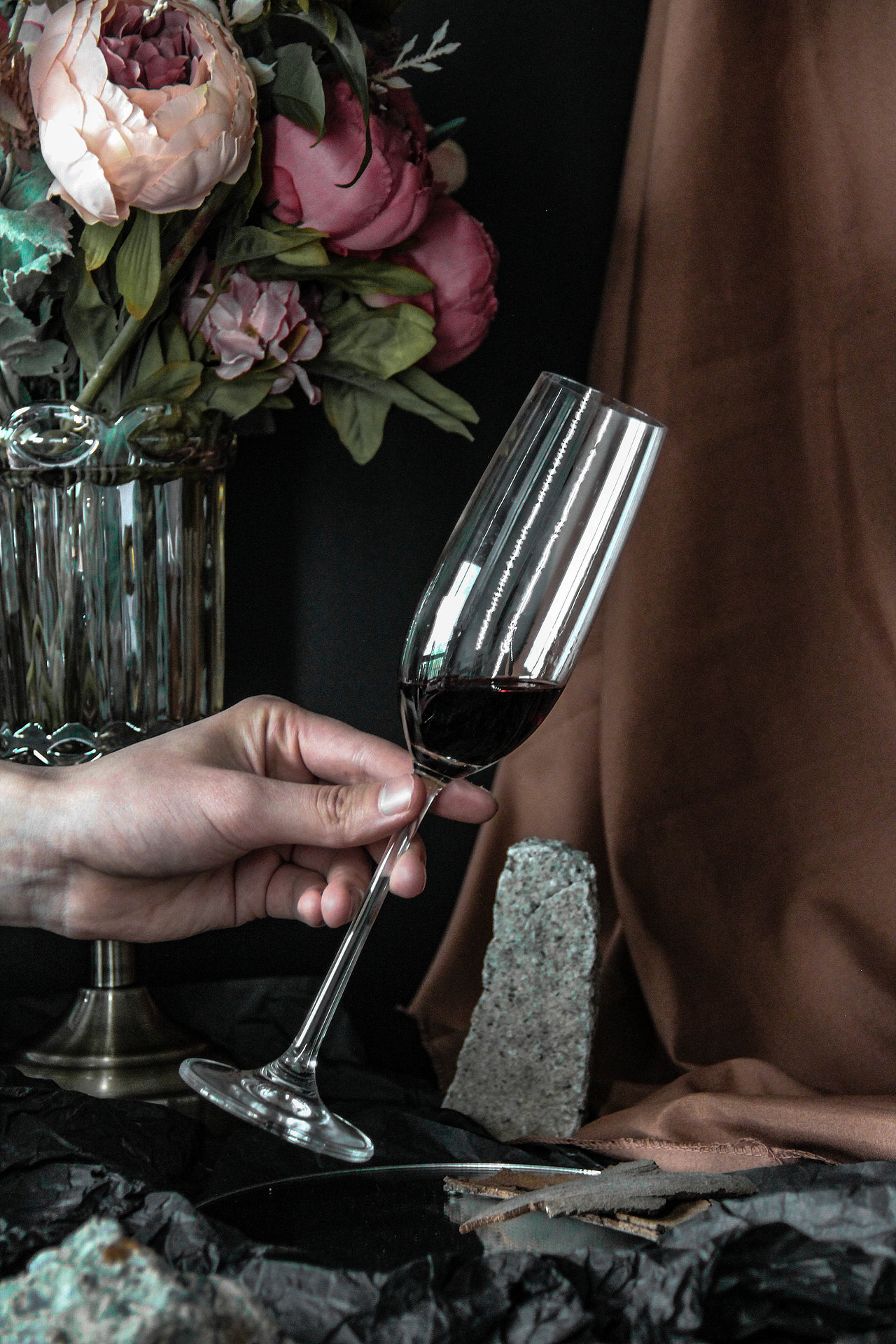 Red wine shooting / 自然物利用 随记红酒拍摄 /_Miki___品牌设计-站酷ZCOOL