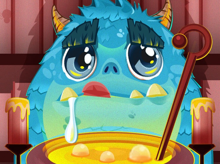 h5_小喜子吃蔬菜-站酷ZCOOL