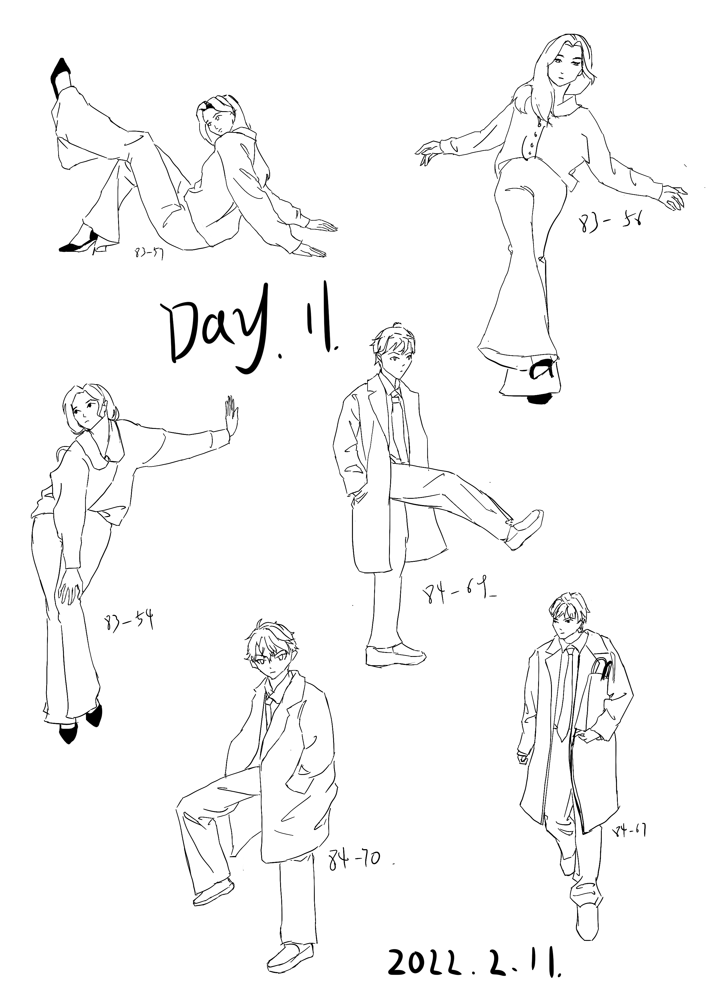 #速写60天挑战赛# day11@速写班长_帝懿歆-站酷ZCOOL