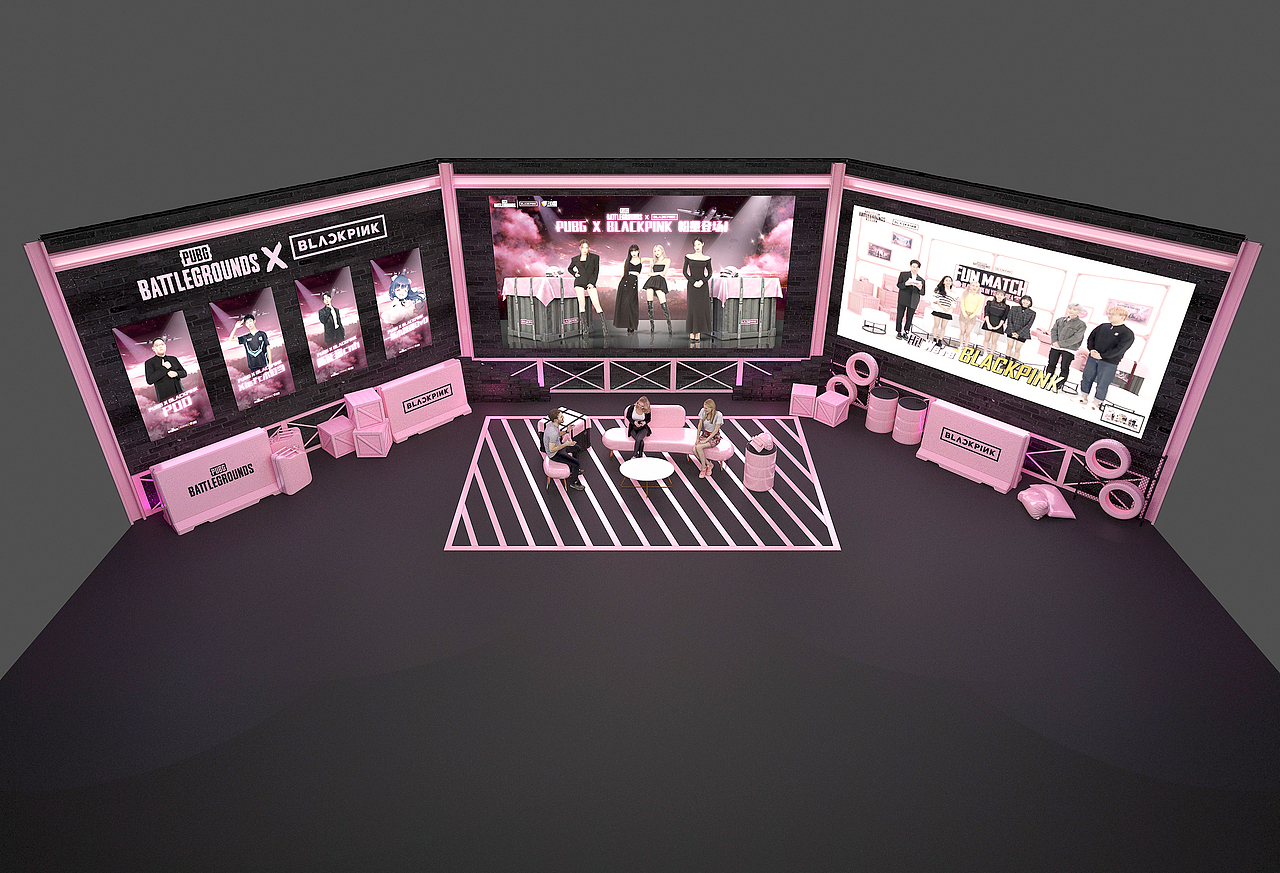 PUBG X BLACKPINK Live Squad-up_Mr.East-站酷ZCOOL