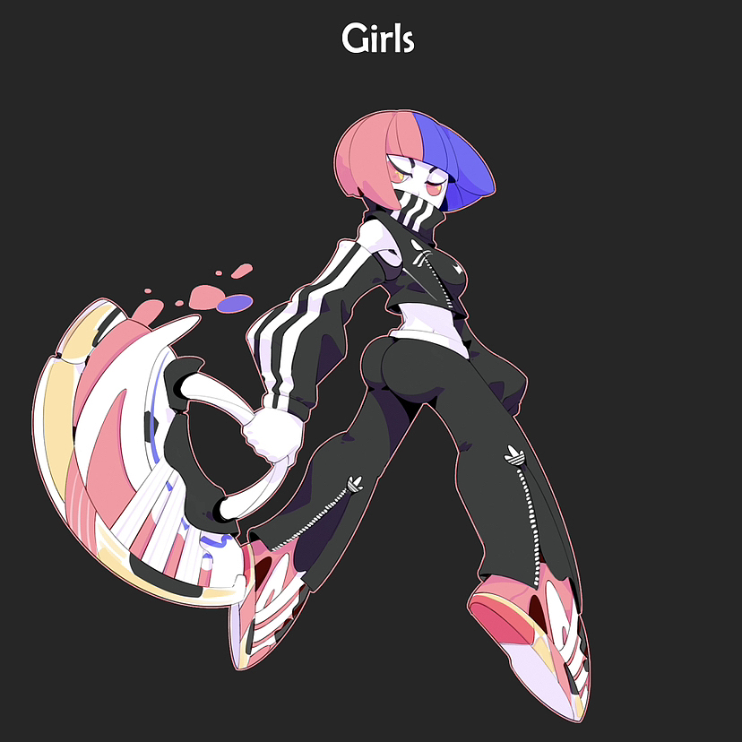 女孩们_MINMIN是珉珉-站酷ZCOOL