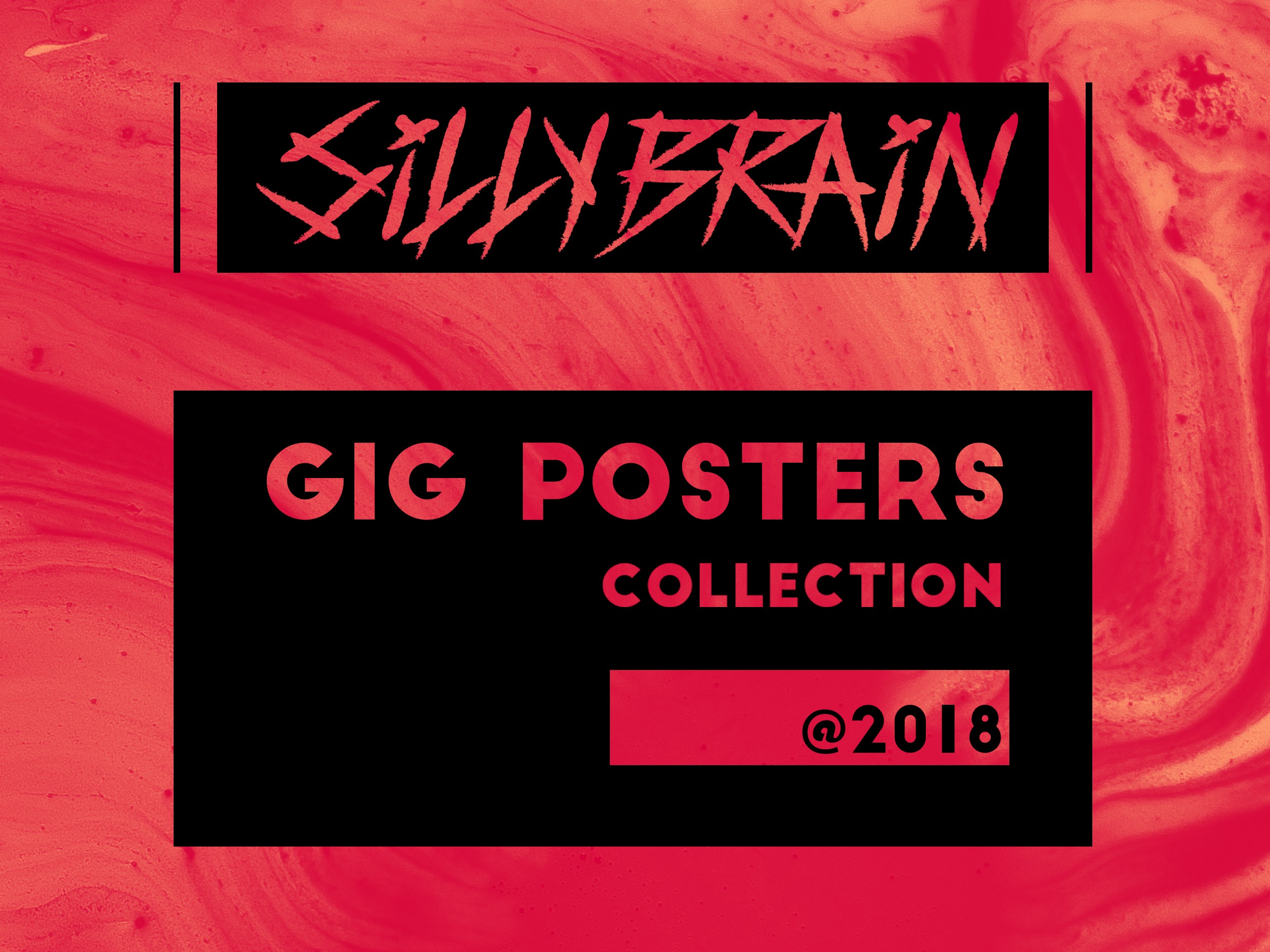 海报（gig posters collection@2018）_SILLY_DESIGN-站酷ZCOOL