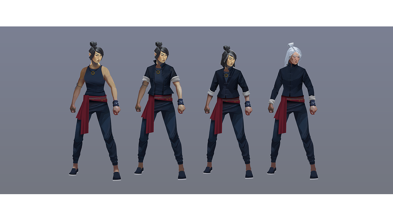 《Sifu》官方数字画册_香煎包没有肉-站酷ZCOOL