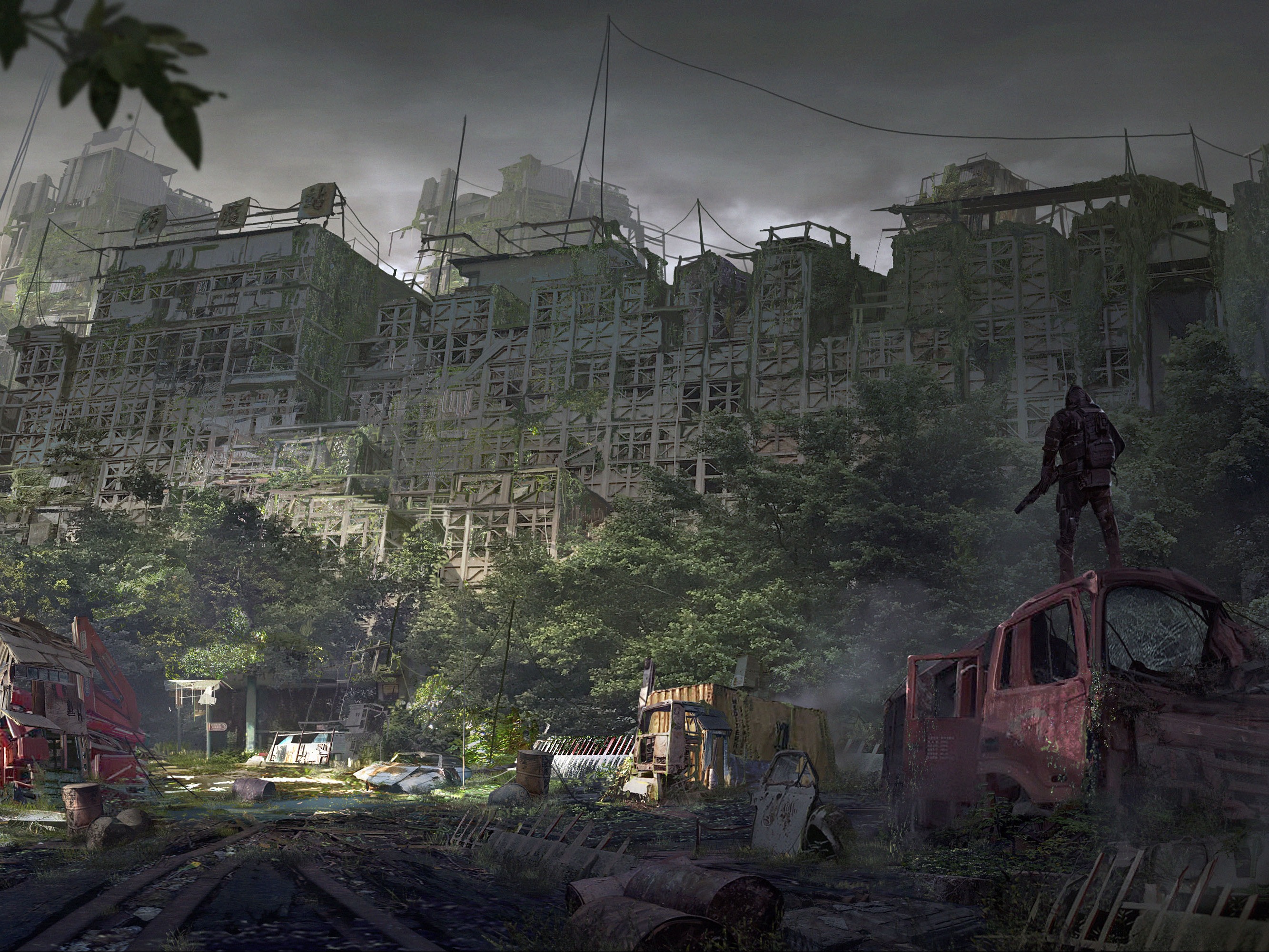 《末日尘埃-防疫站》_CG的Lintian-站酷ZCOOL