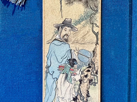 手绘国画书签｜工笔人物_Vicky婉臻-站酷ZCOOL