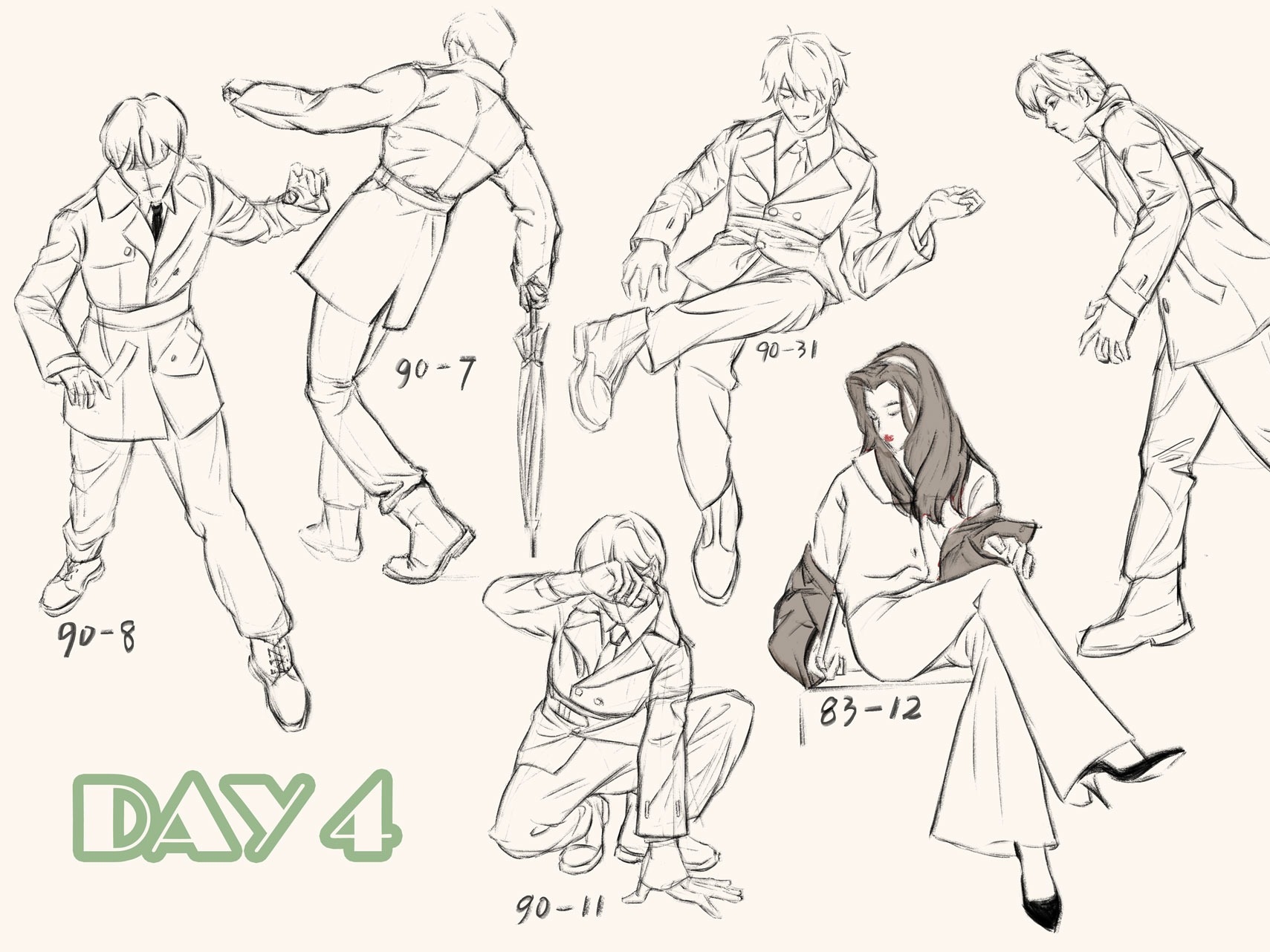 #速写60天挑战赛#day4@速写班长 _蔚蔚风楚-站酷ZCOOL